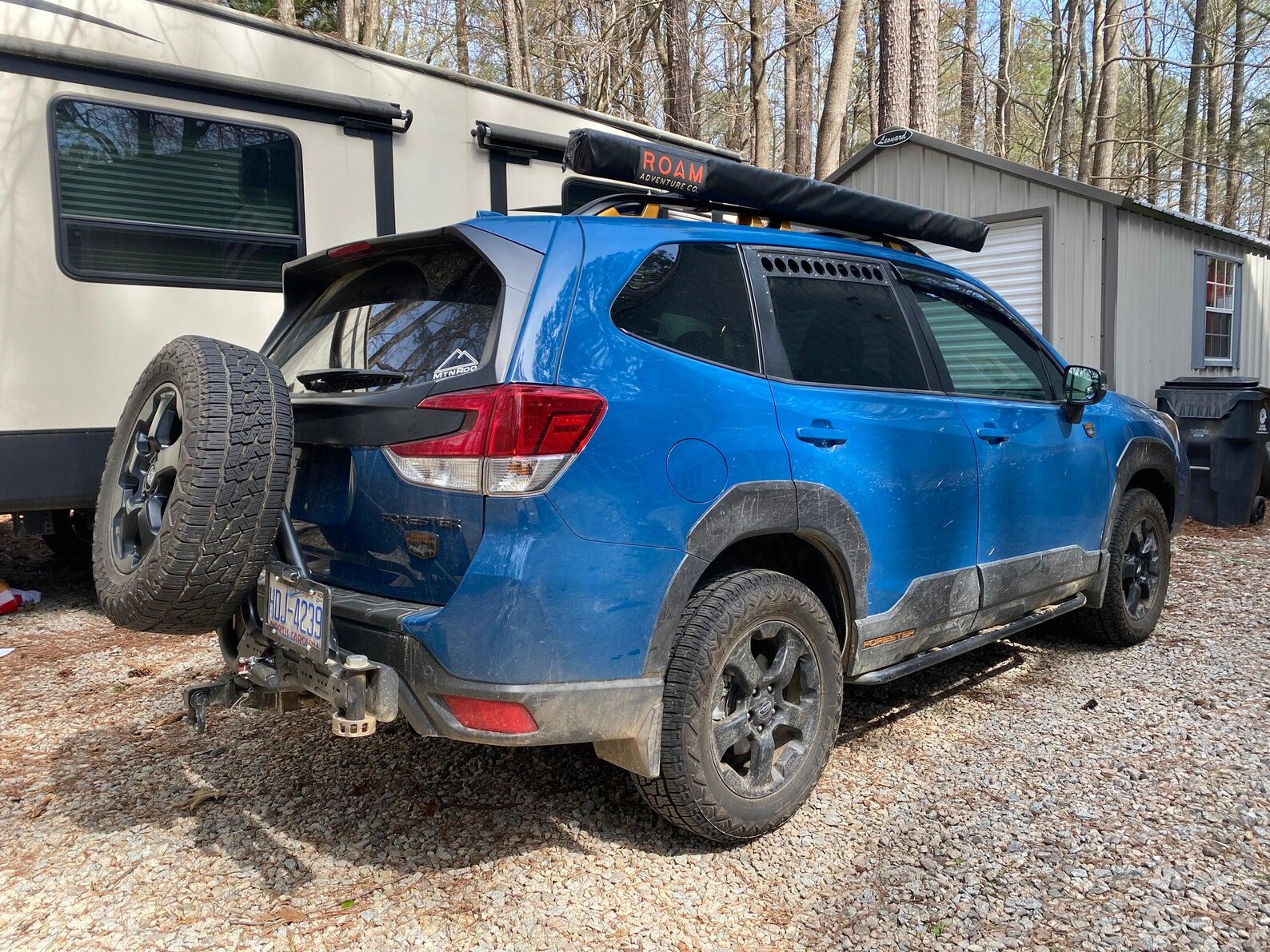Subaru Forester SK Rear Door Window Vents Camping Sleeping Overlanding ...