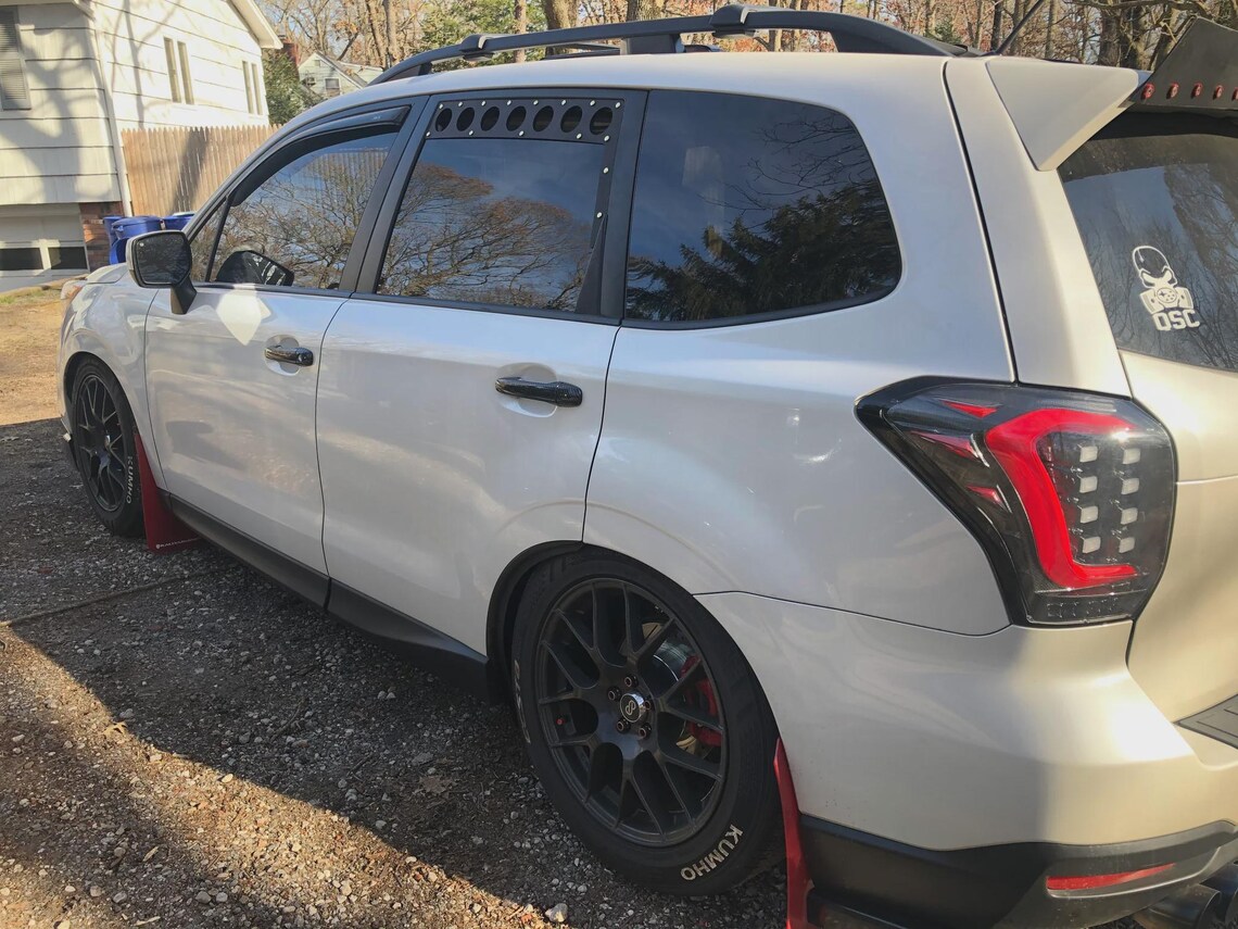 Subaru Forester SJ Rear Door Window Vents Camping Sleeping Overlanding ...