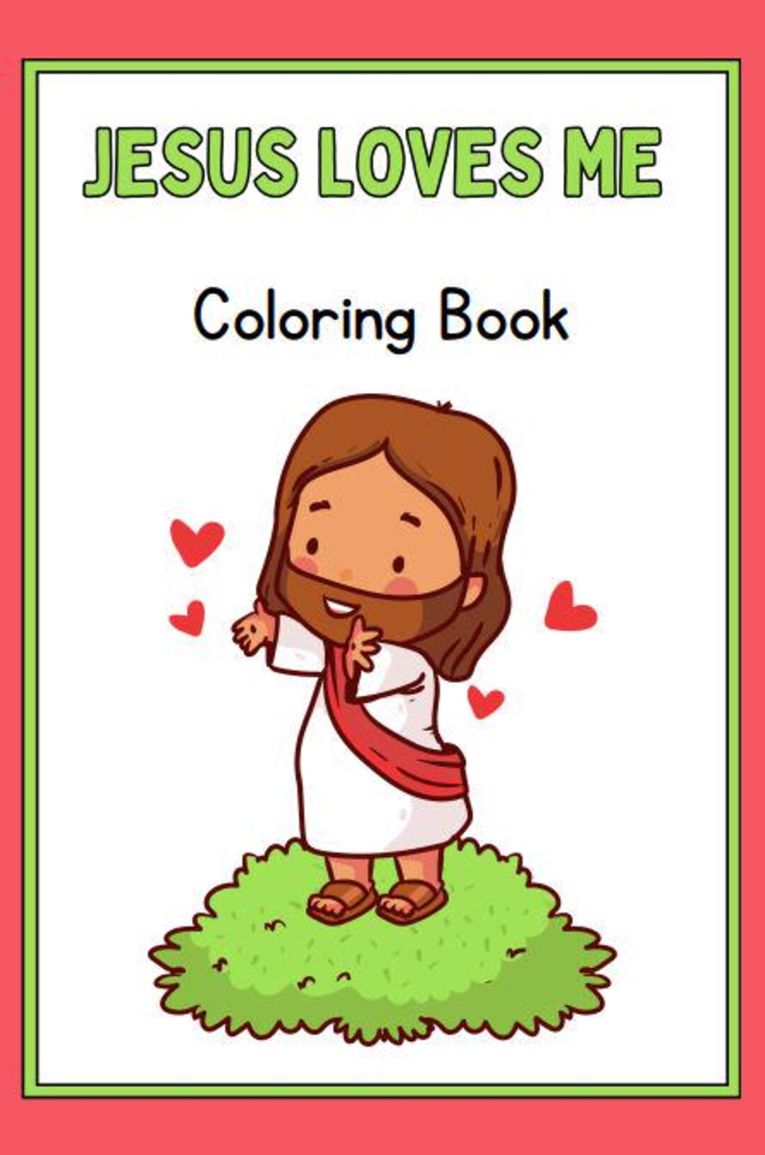 Christian Colouring Book - Etsy