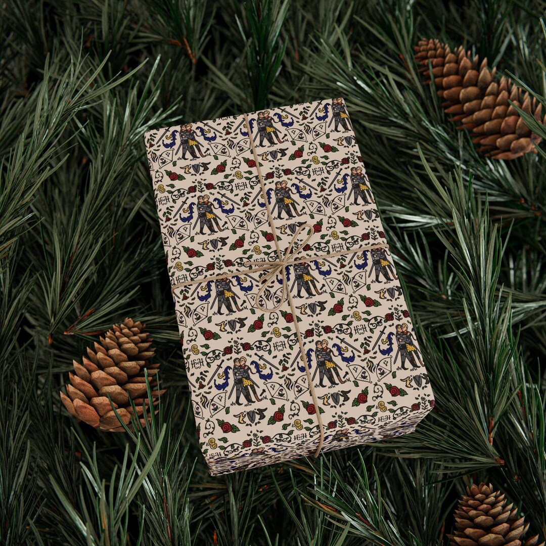 Hansry Wrapping Paper KCD Kingdom Come: Deliverance 2 Hans and Henry ...