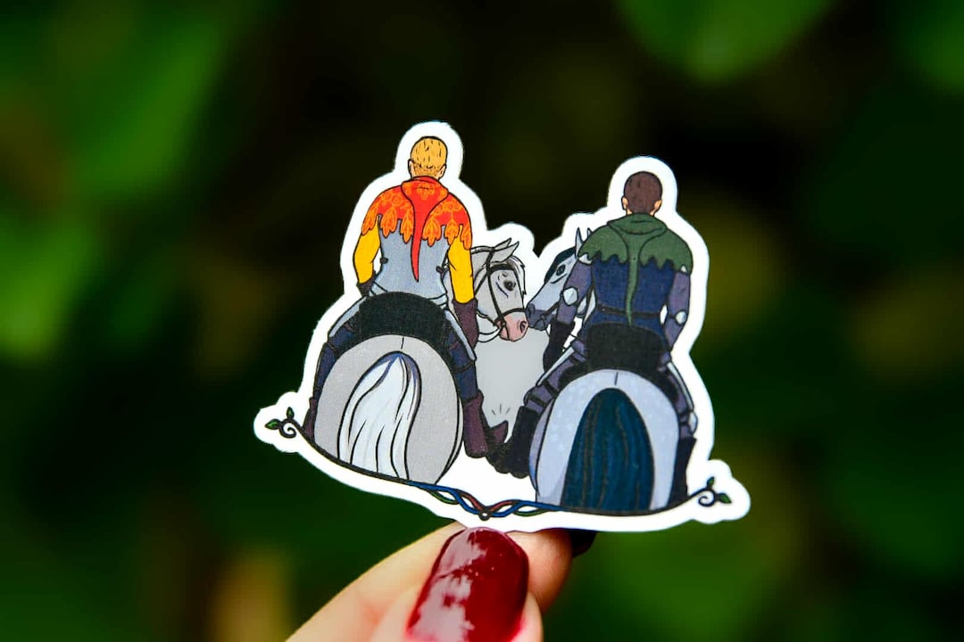 Hansry Romance Vinyl Stickers | Queer Medieval Fanart | Die-cut Sticker ...