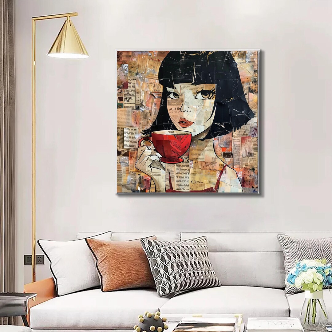 Modern Wall Art, Abstract Woman Art, Abstract Woman Art Style, Woman ...