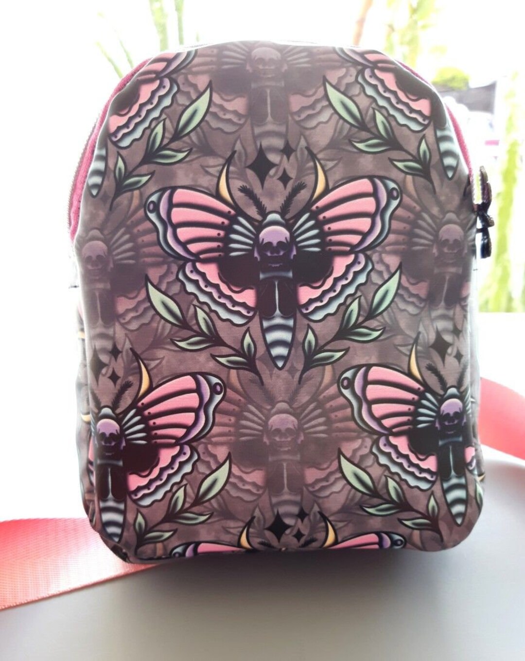 Death Moth Small Backpack Style Crossbody Purse - Etsy