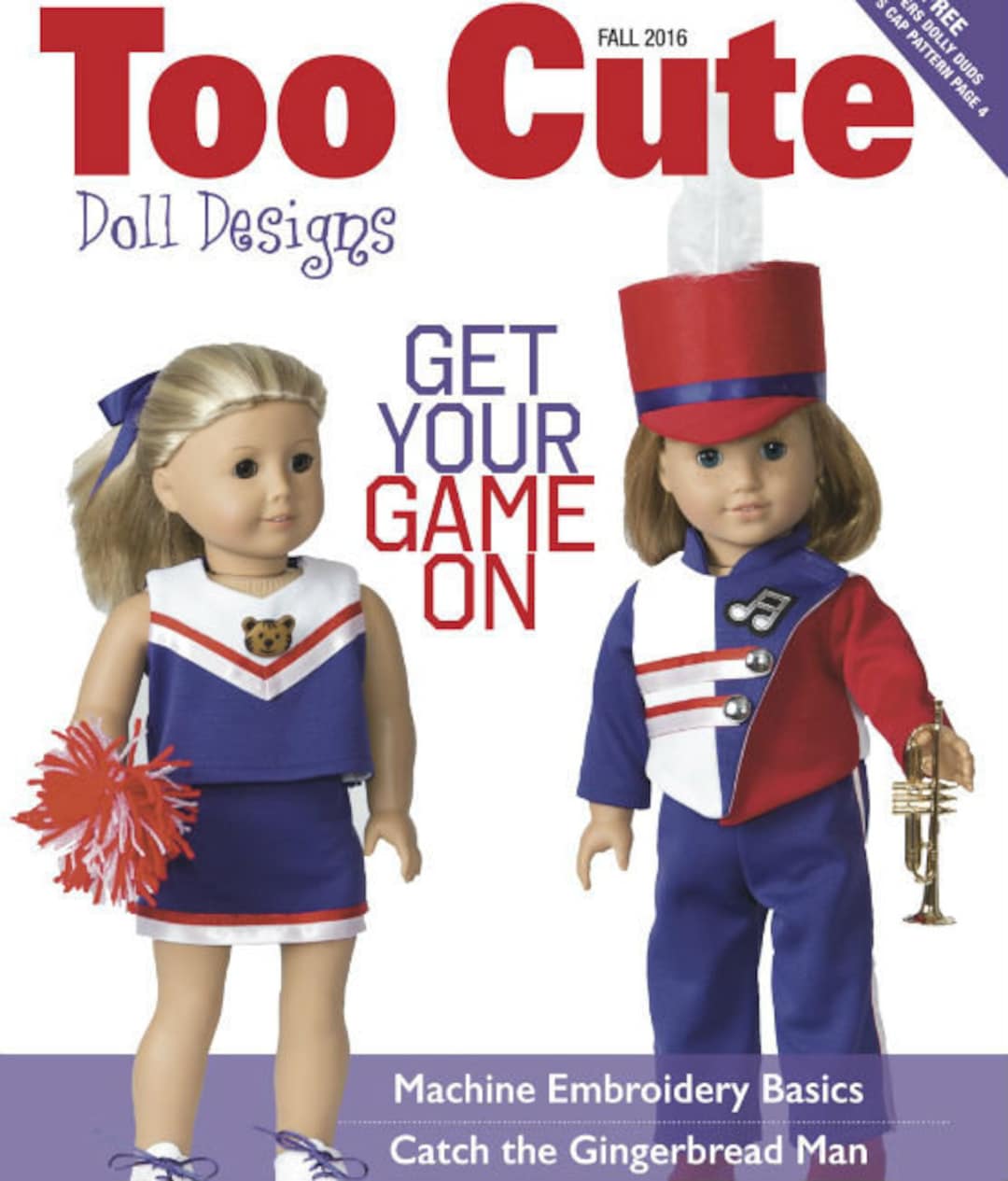 Too Cute Doll Designs FALL 2016 1507 DIGITAL VERSION the Sewing Pattern ...