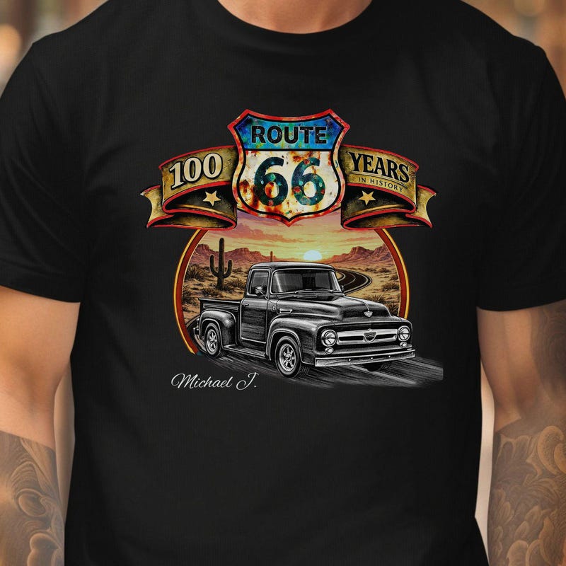 Route 66 T Shirt - Etsy