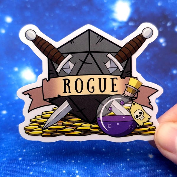 Waterproof Rogue Stickers - Etsy