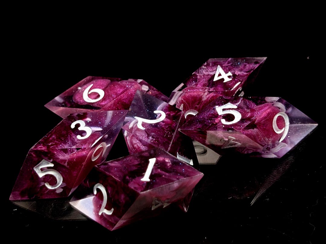 Wild Magic Surge - Sharp Edge Resin D&D Dice Set - Etsy