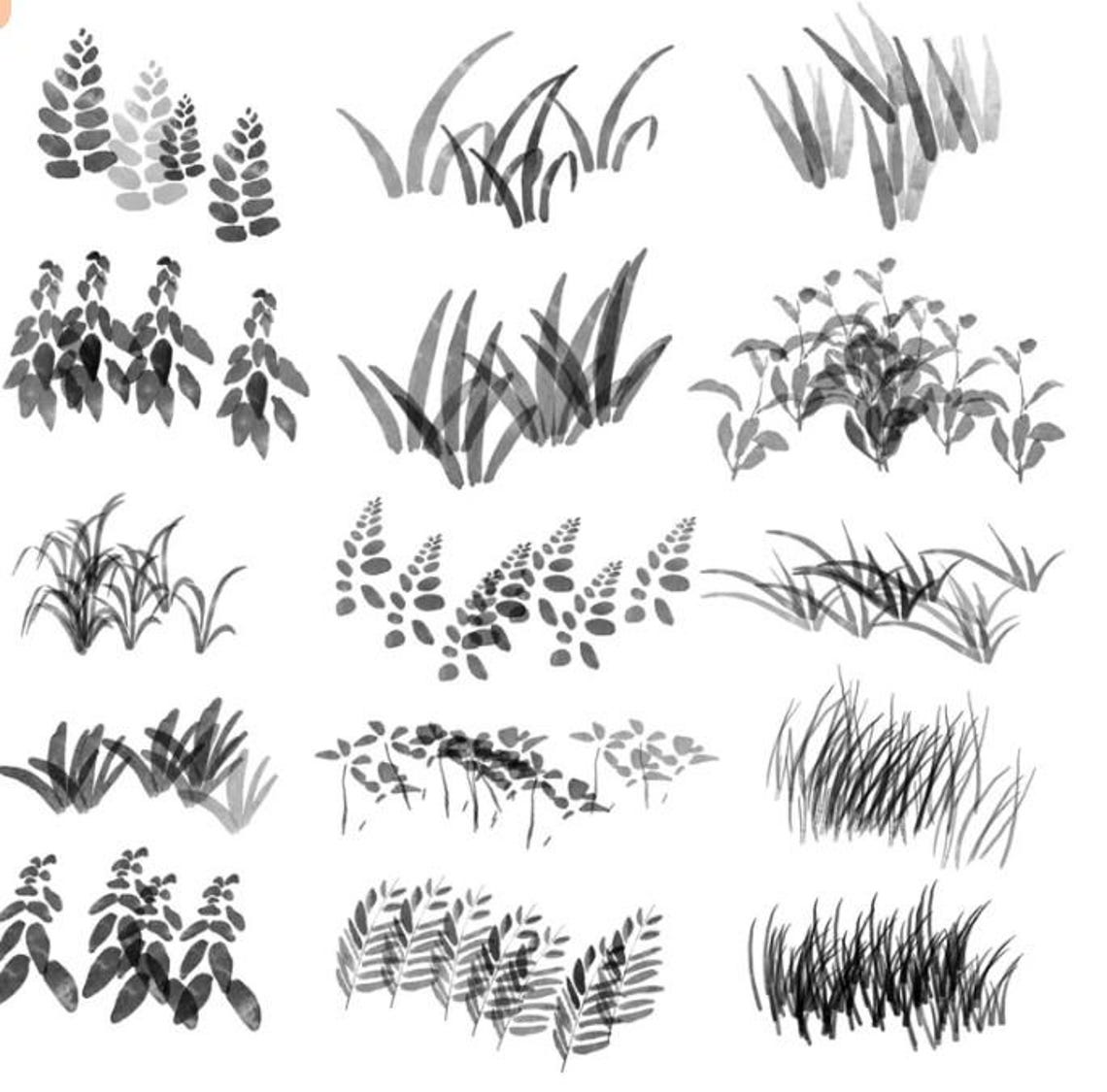 Ghibli Brush Pack for Procreate , Procreate Forest Brushes – Nature ...