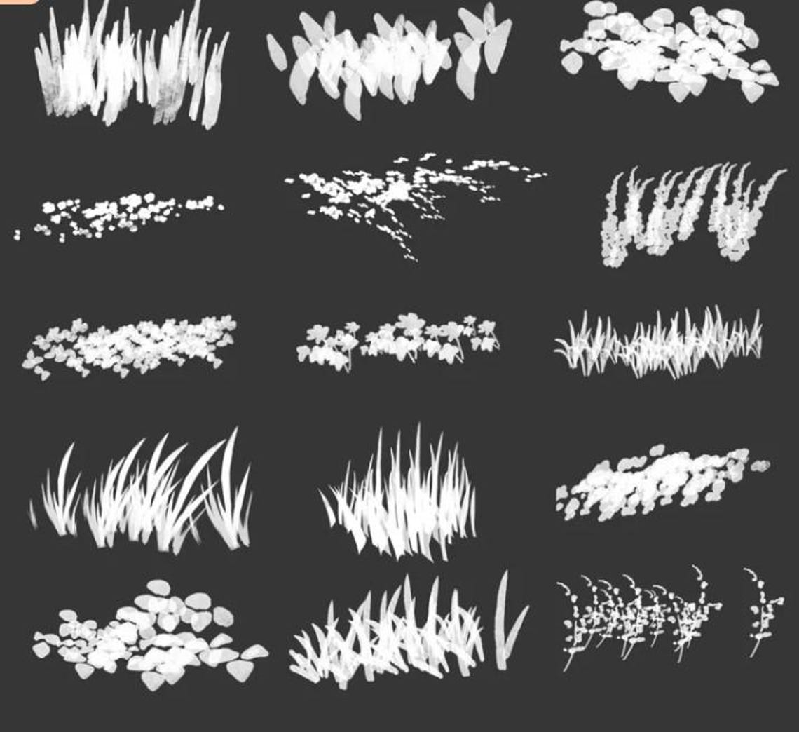 Ghibli Brush Pack for Procreate , Procreate Forest Brushes – Nature ...