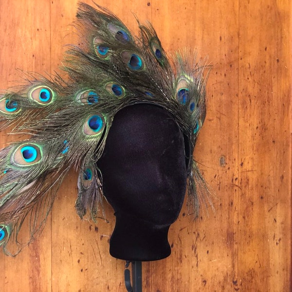Peacock Headband - Etsy