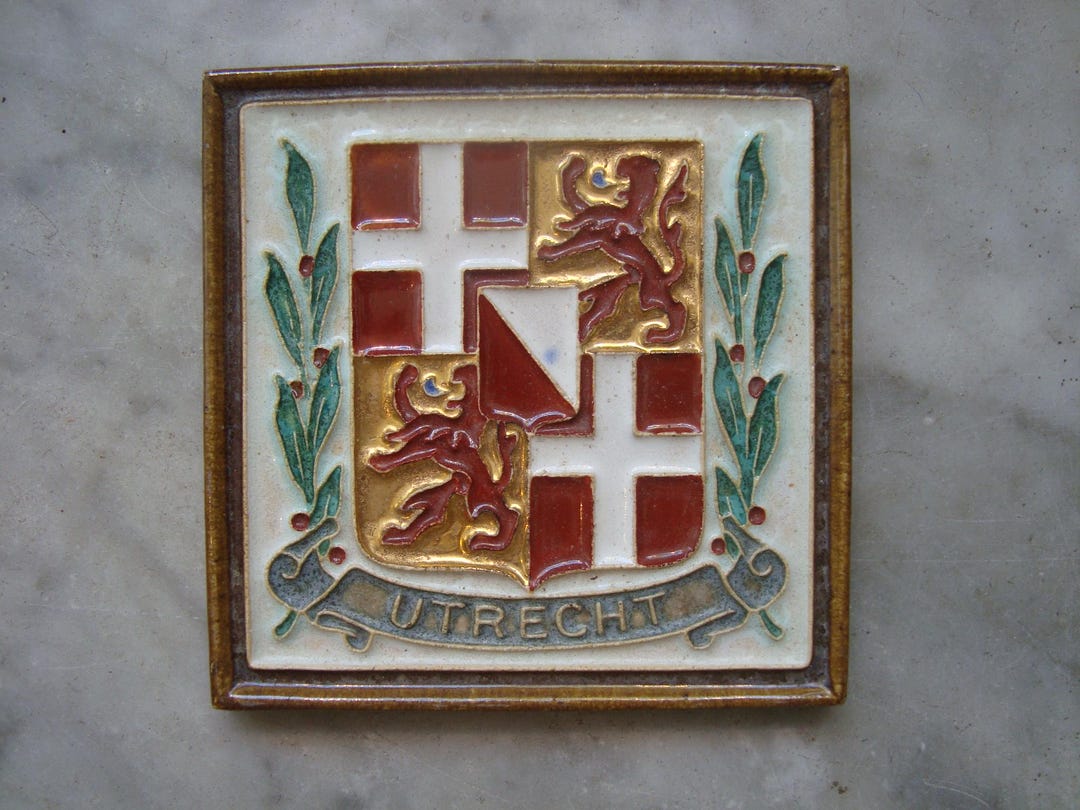 Royal Delft,porceleyne Fles Tile ,UTRECHT, 1940 - Etsy