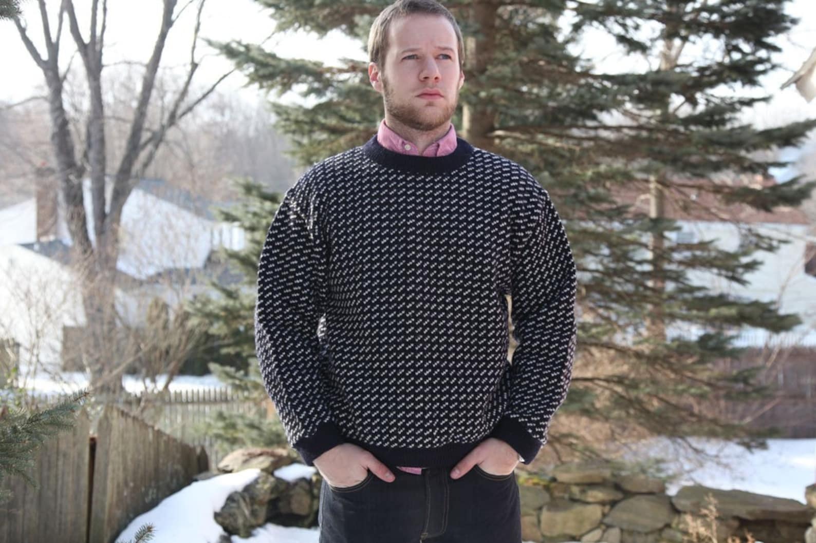 Vintage LL Bean Norwegian Fisherman Sweater Mens Large | Etsy