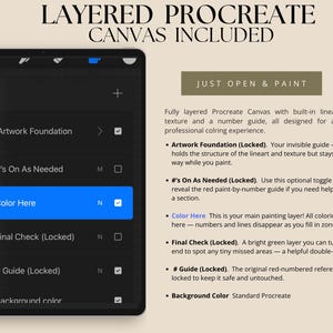 Procreate Paint by Number Garden Aristocrat, Poodle in Formal Garden, iPad Canvas, Deluxe 90 ...