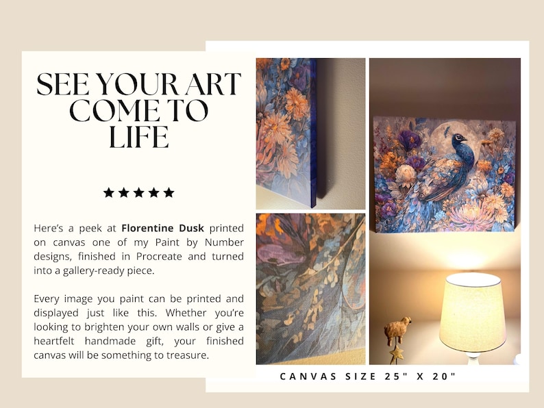 Holly Jolly Highland Color by Number for Procreate, Christmas Cow ...