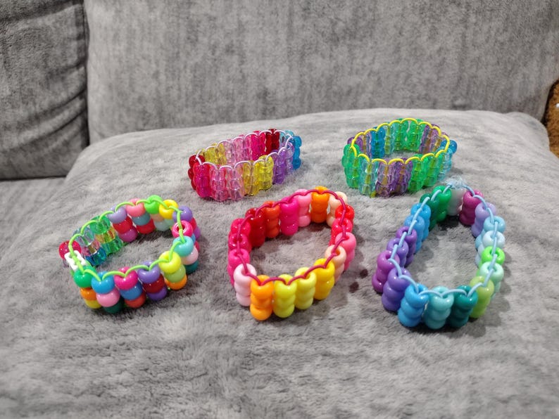 5 Kandi Ladder Bracelets - Etsy