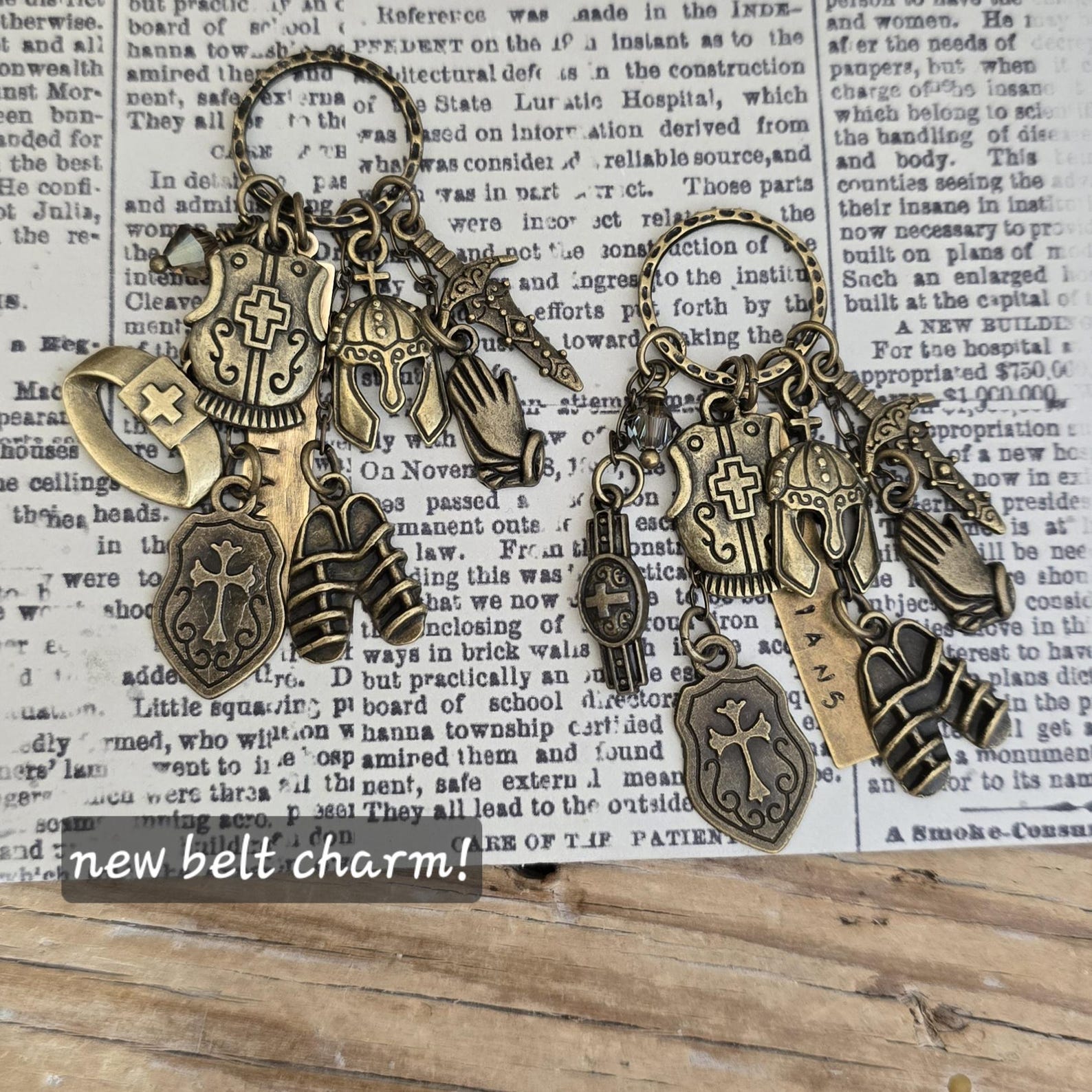 Armor of God Necklace: Bronze Scripture Pendant, Ephesians Charm ...