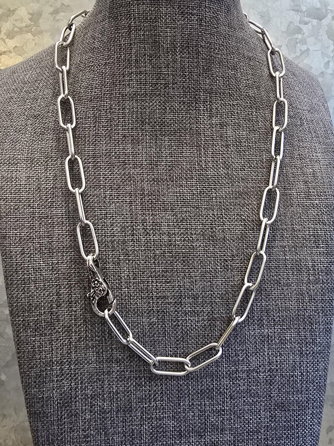 Stainless Steel Paperclip Chain Necklace or Bracelet: Interchangeable ...