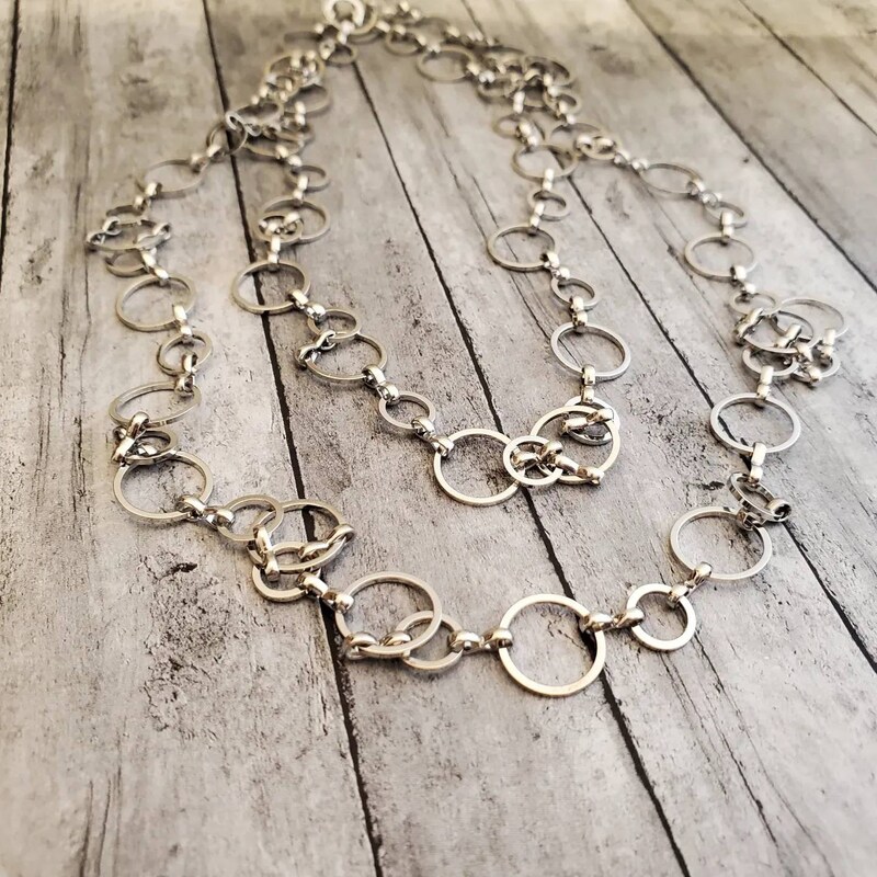 Silver Statement Necklace - Etsy