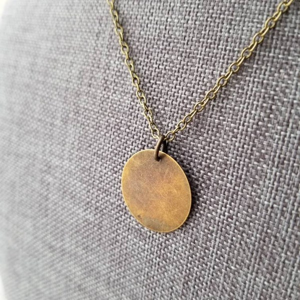 Disc Pendant - Etsy
