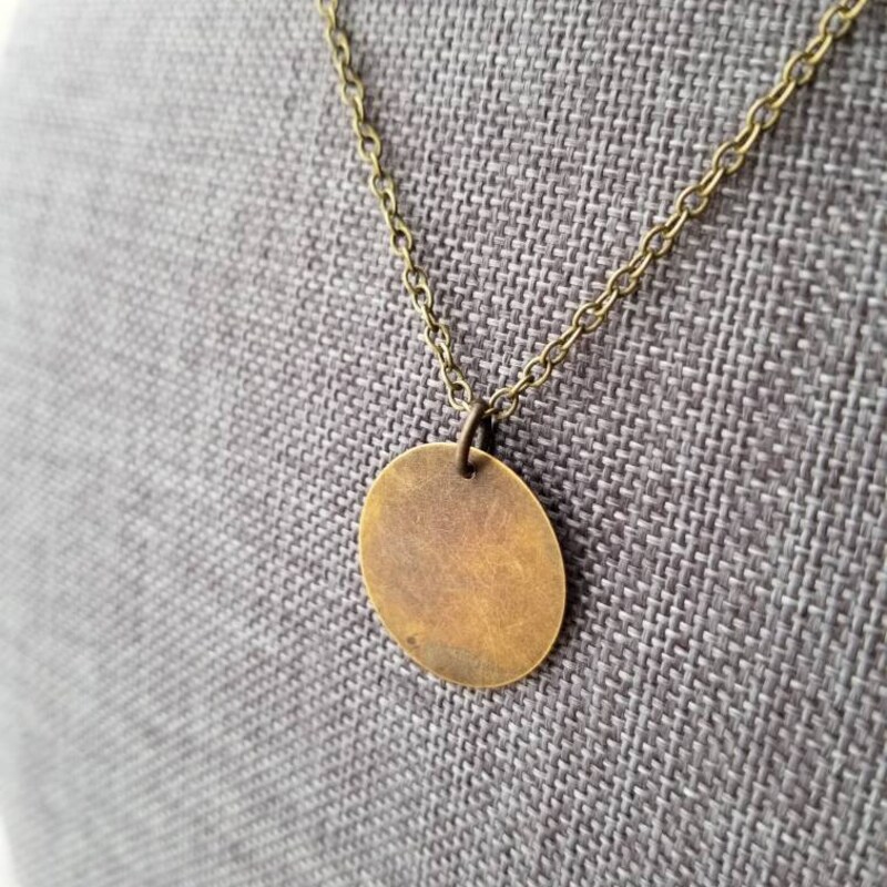 Disc Pendant - Etsy