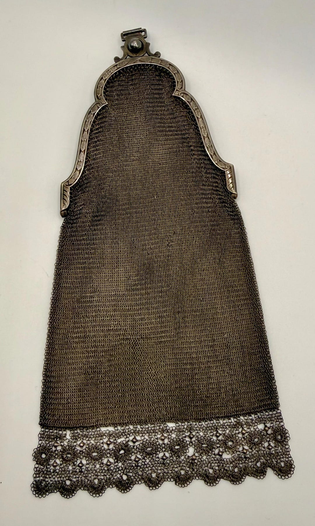 Vintage 1920s Art Deco Chainmail Purse | Flapper Evening Bag - Etsy
