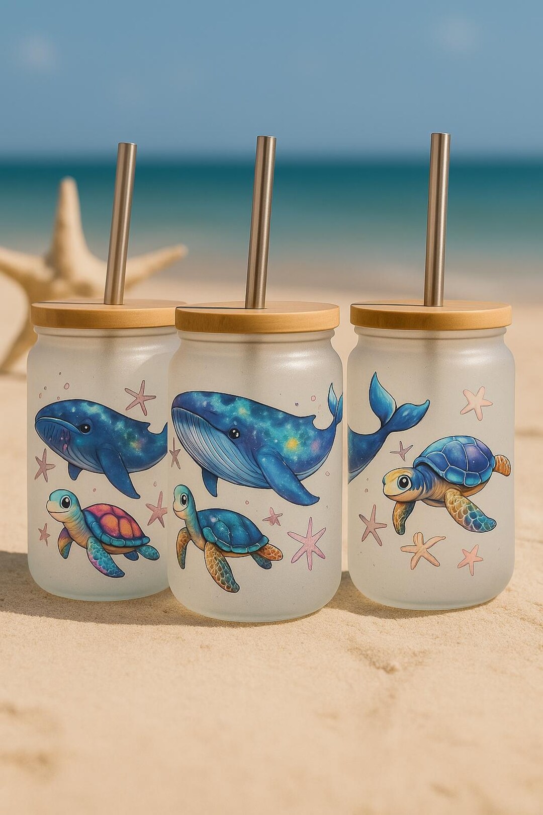 Ocean Friends PNG – “sea Turtle and Whale Harmony” – Transparent ...