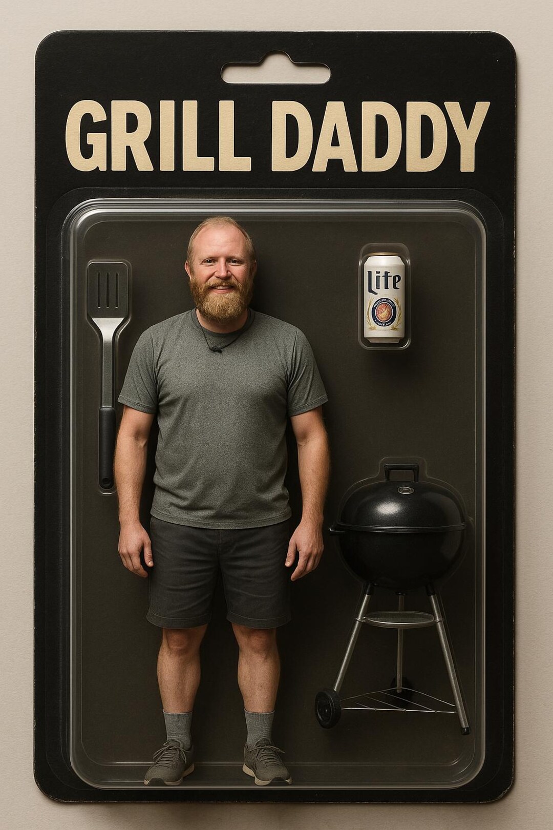 Personalized Dad Action Figure Blister Pack: Custom Photo Gift (digital ...
