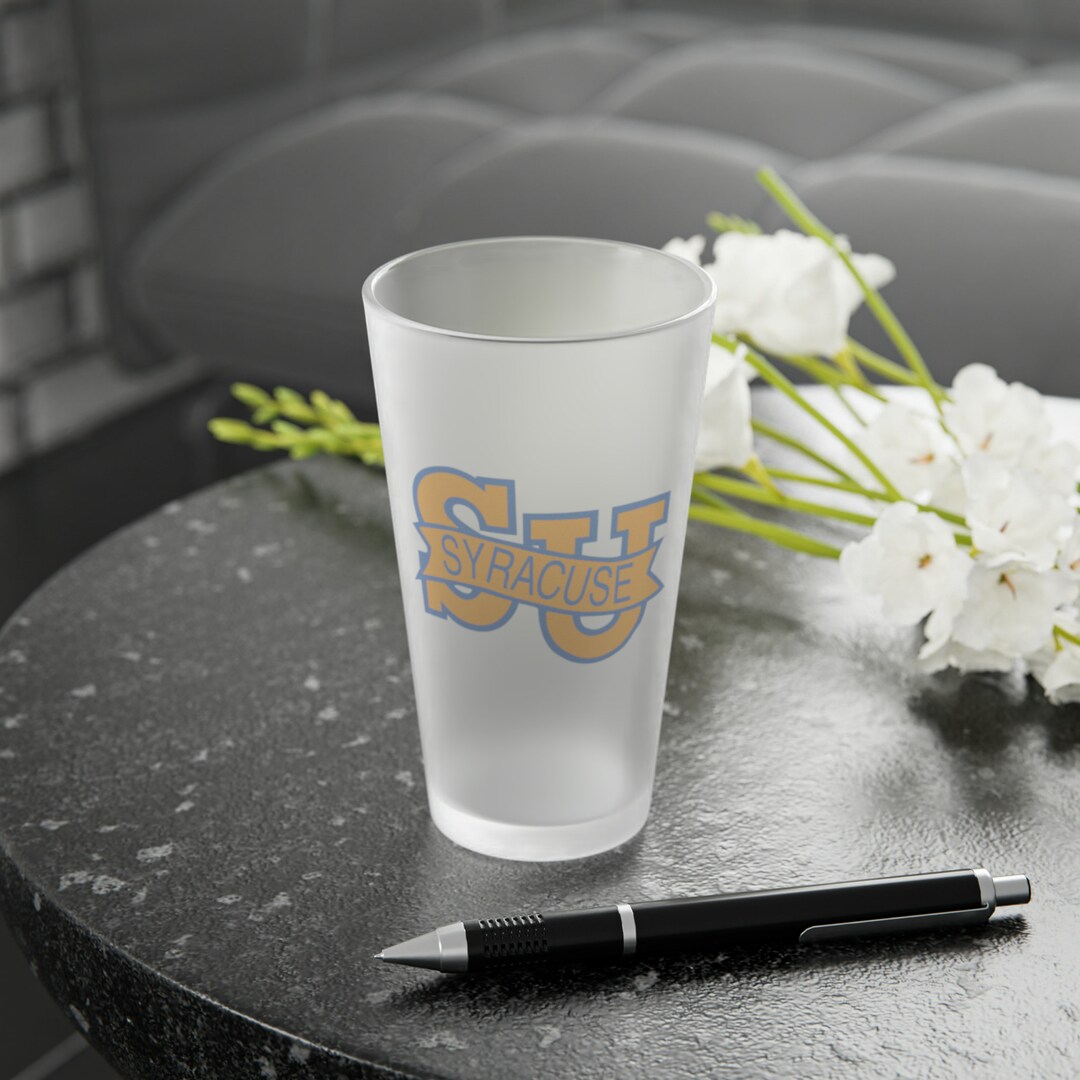 Frosted Pint Glass, Syracuse University, Syracuse Orange, Bed Party ...