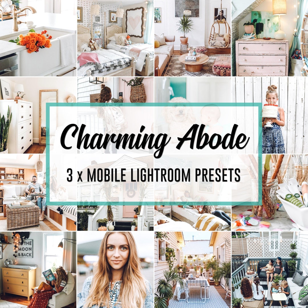 MOBILE BUNDLE Charming Abode 3 X Lightroom Presets // - Etsy