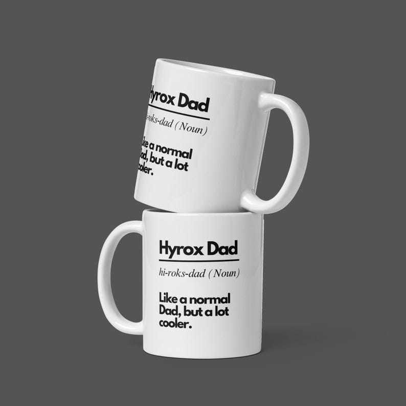 Hyrox Mug, Gift for Dad, Father's Day Present, Mug for Hyrox Dad ...