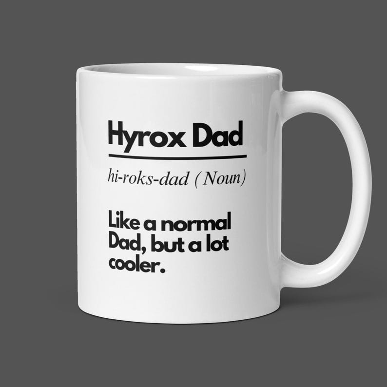 Hyrox Mug, Gift for Dad, Father's Day Present, Mug for Hyrox Dad ...