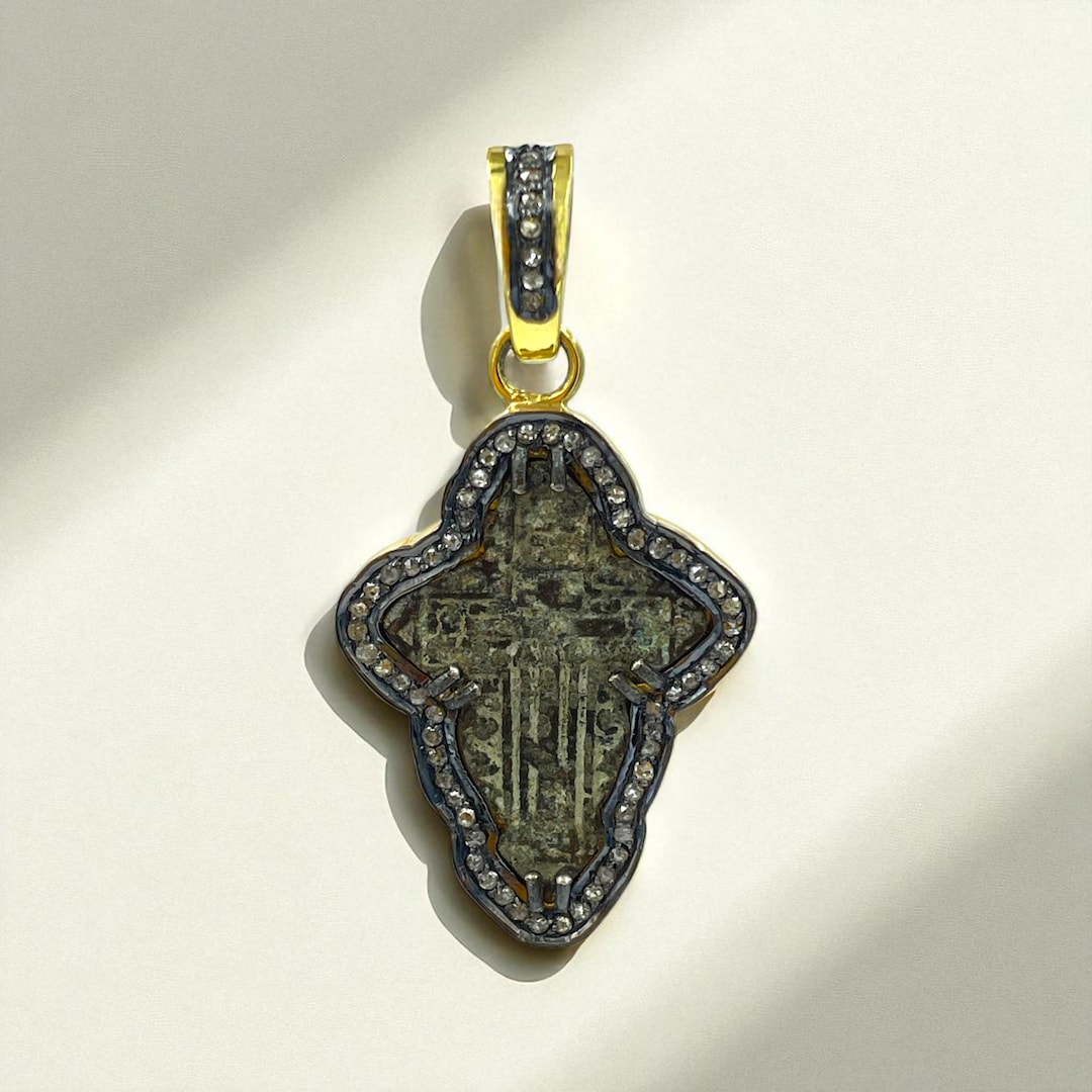 Antique Old believers Cross Pendant 17th 18th century Russian Baptismal ...