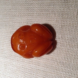 Antique Baltic Amber Frog - Etsy