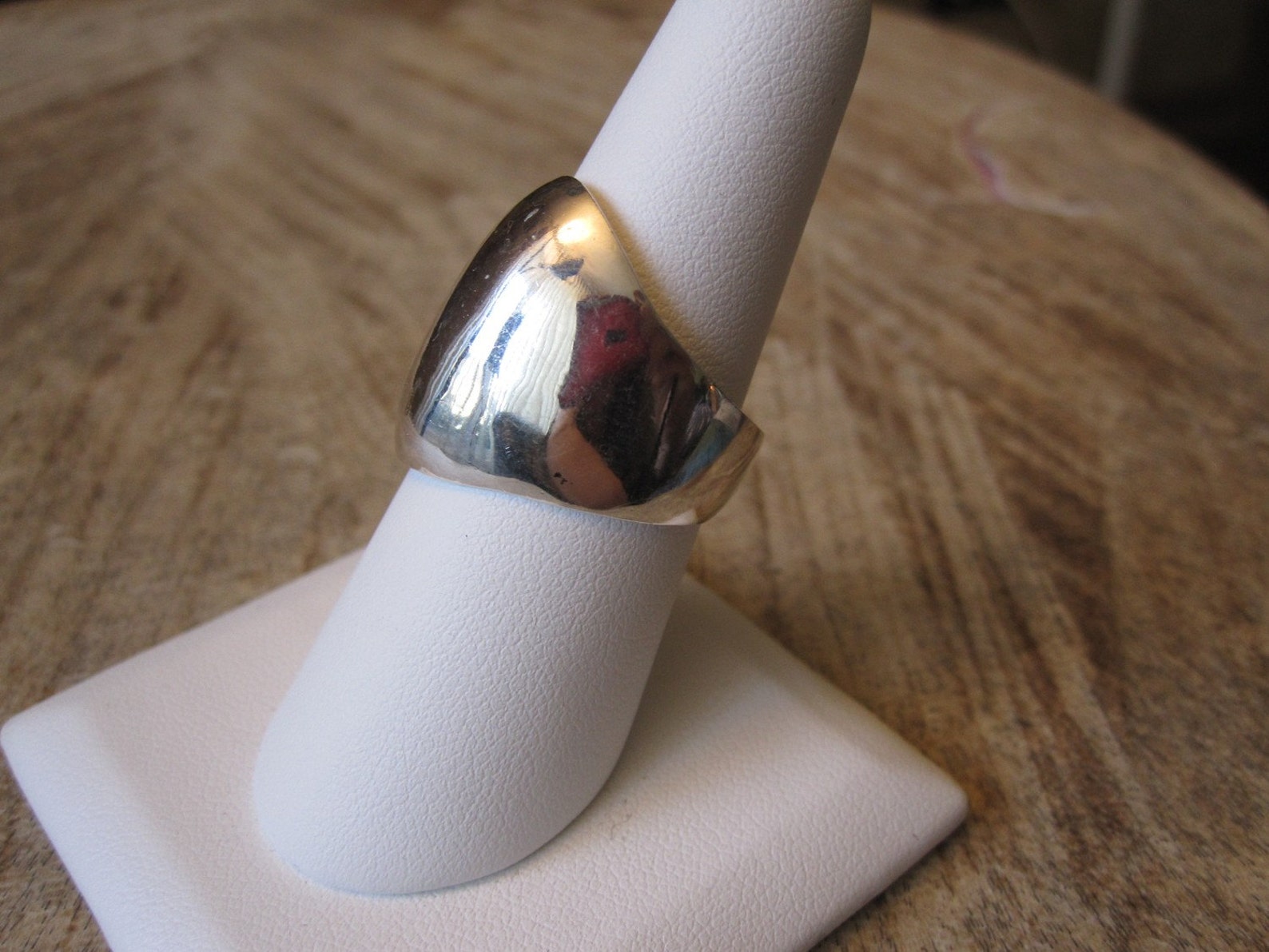 Vintage Sterling Silver Shield Ring - Etsy