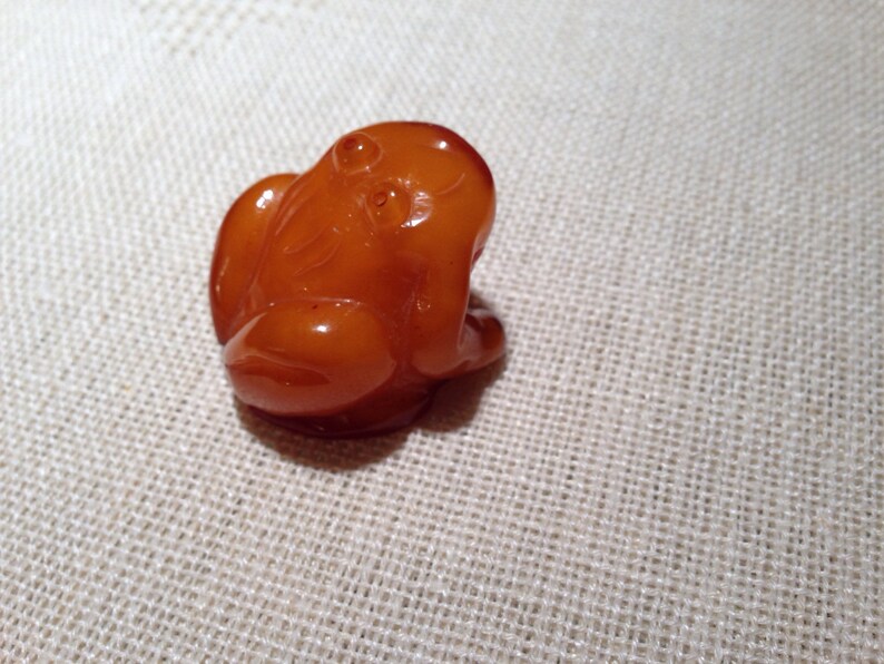 Antique Baltic Amber Frog - Etsy