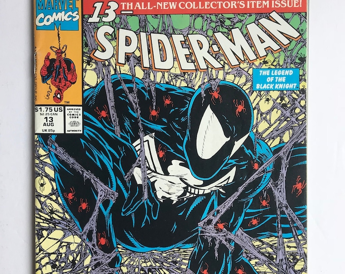 Todd Mcfarlane Spider-man 13 Black Costume Highly Sought marvel Comic Book, First Printings, VF ...
