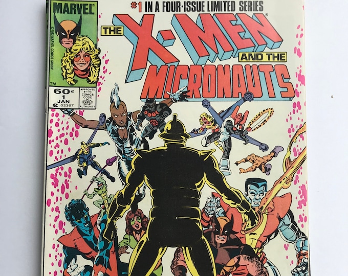 The X-men and the Micronauts 1 Newsstand Edition VF Condition, 1984 ...