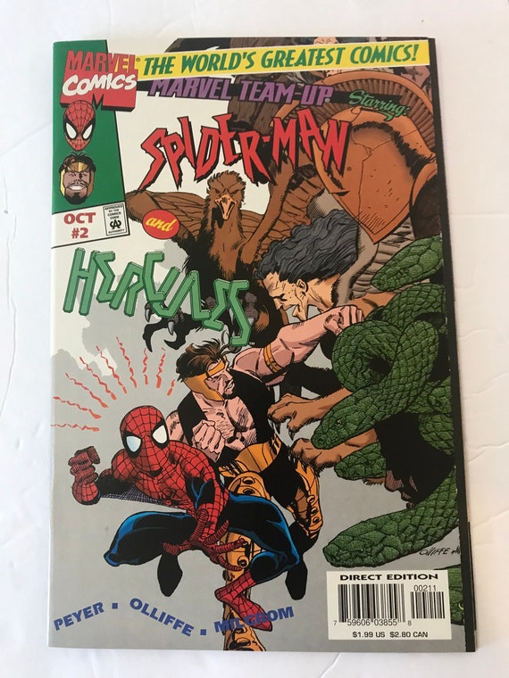 Marvel Team-up 2 Spider-man and Hercules 1997 VF/NM - Etsy