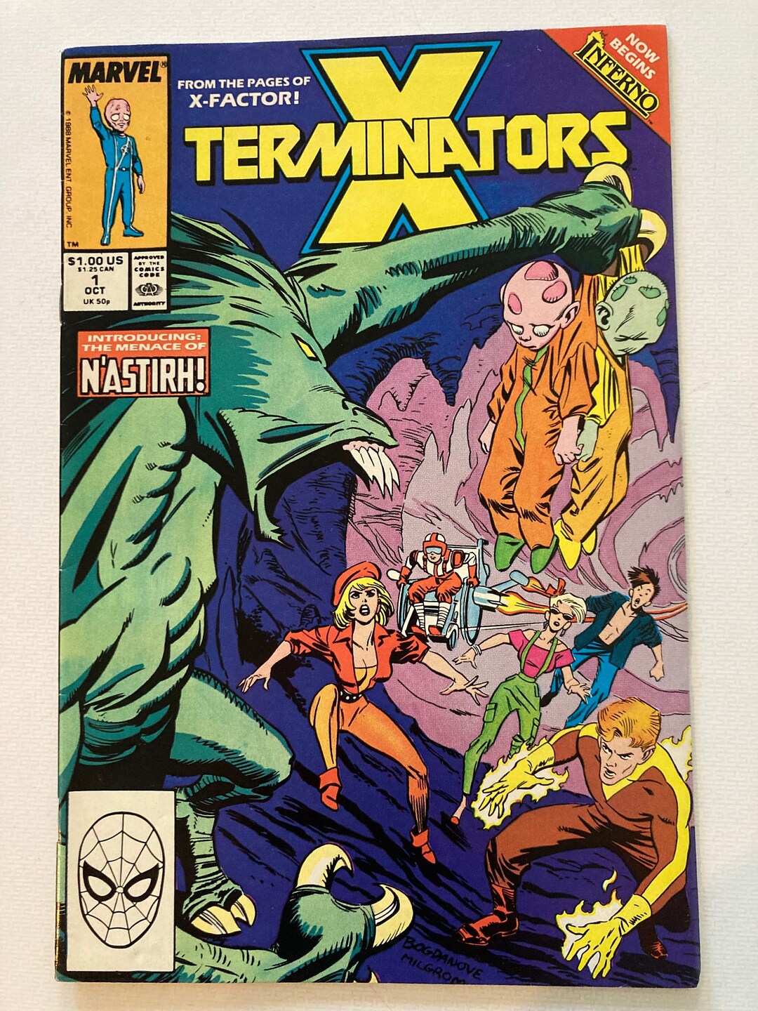 X-terminators 1 - Inferno - Begins Right Here! (1989, Marvel Comics, VF ...