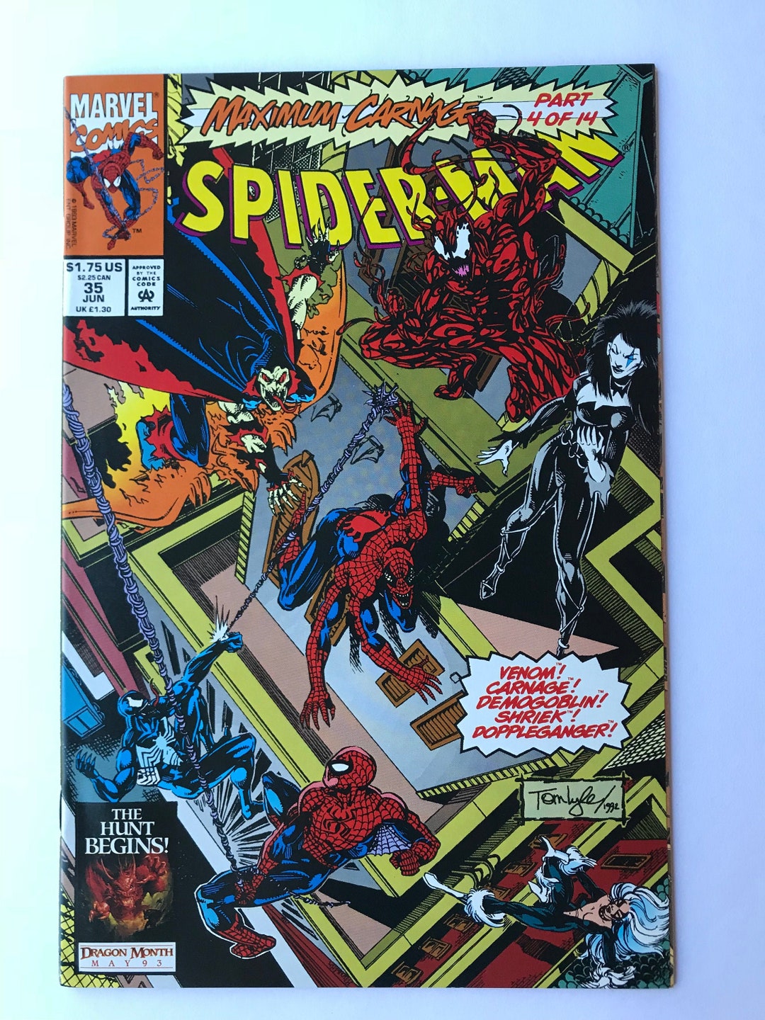 Spider-man 35 Maximum Carnage Book 4 1995 VF/NM Condition - Etsy