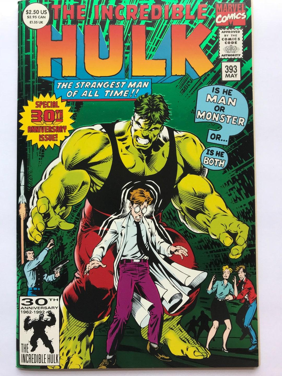 The Incredible Hulk 393, 30th Anniversary Dale Keown Peter David green ...