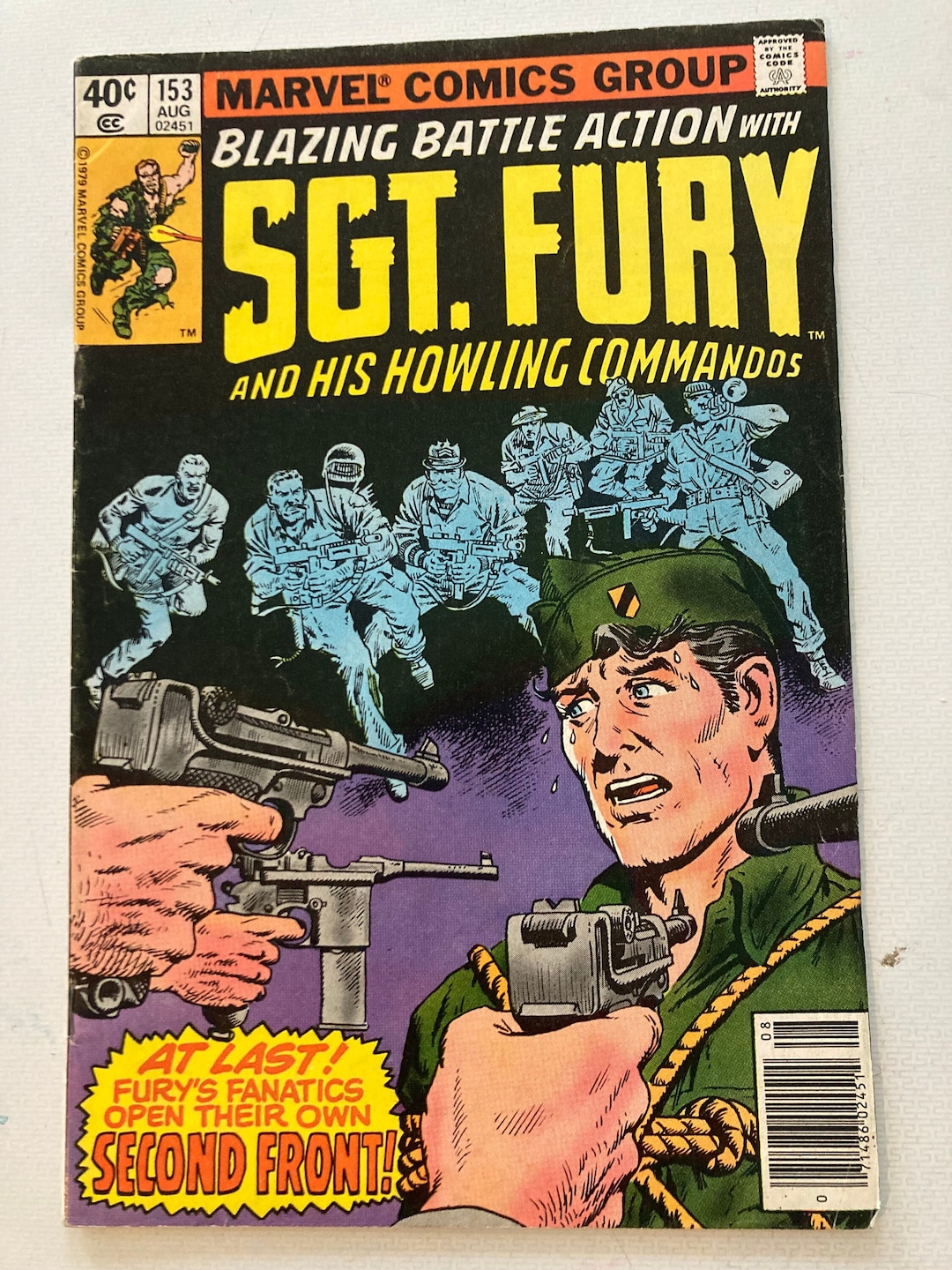 Sgt. Fury and the Howling Commandos 152 - (VF/FN, Nick Fury, Captain ...