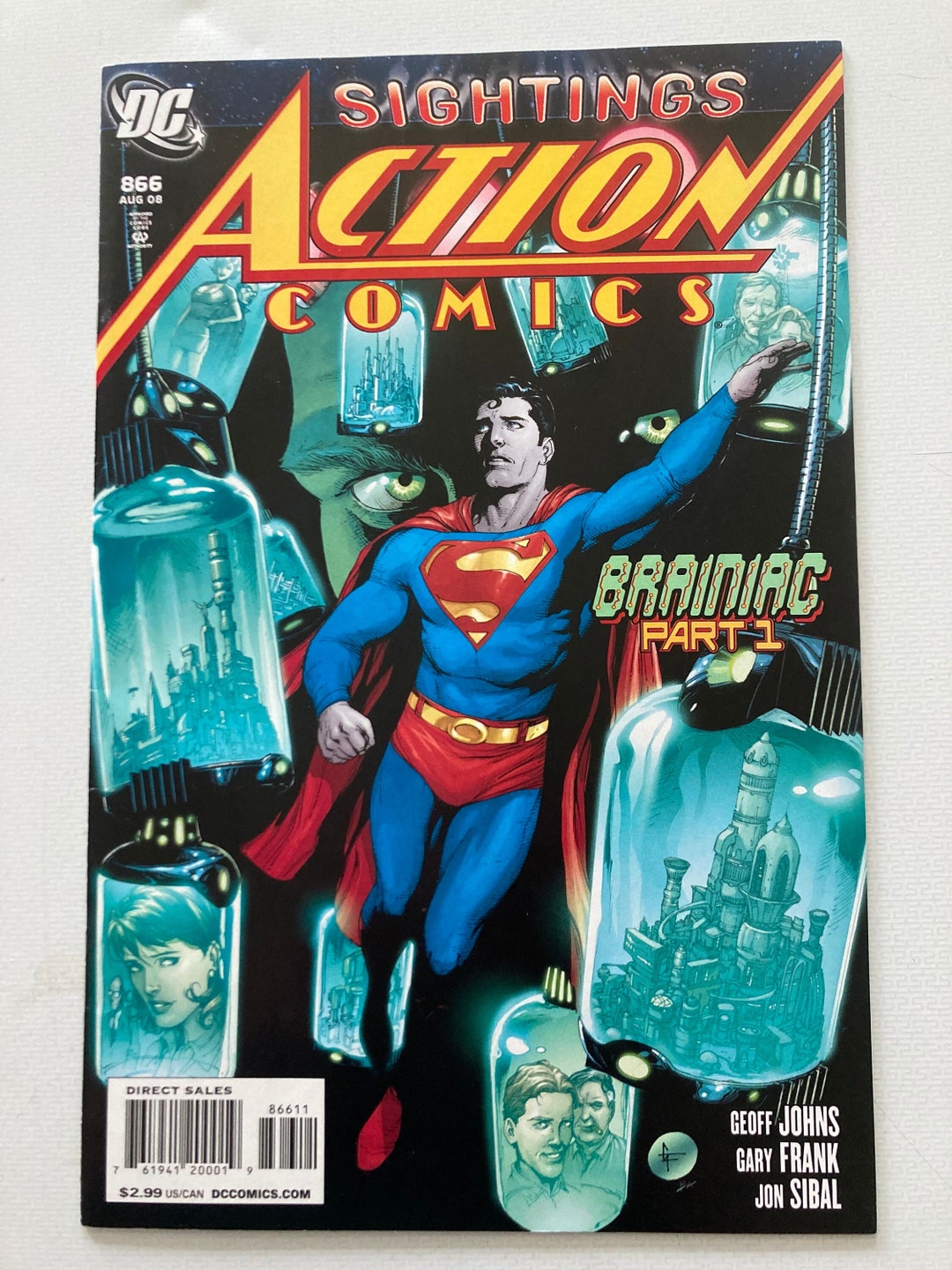 Action Comics 866 Brainiac Part 1 of 5 A Personal Favorite Story VF/NM ...