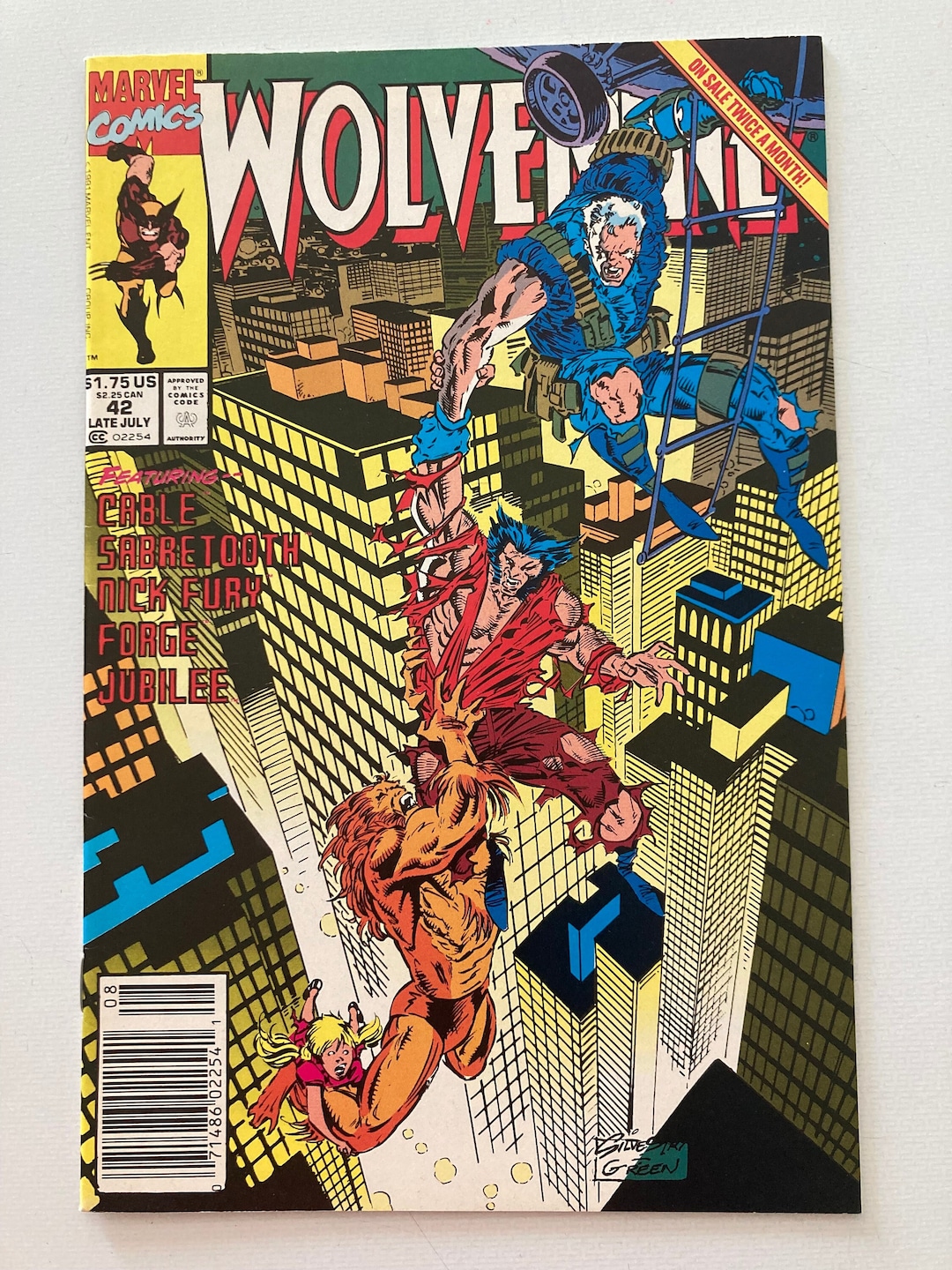 Rare Wolverine 42 - Newsstand Edition Silvestri Art (VF/NM Condition ...