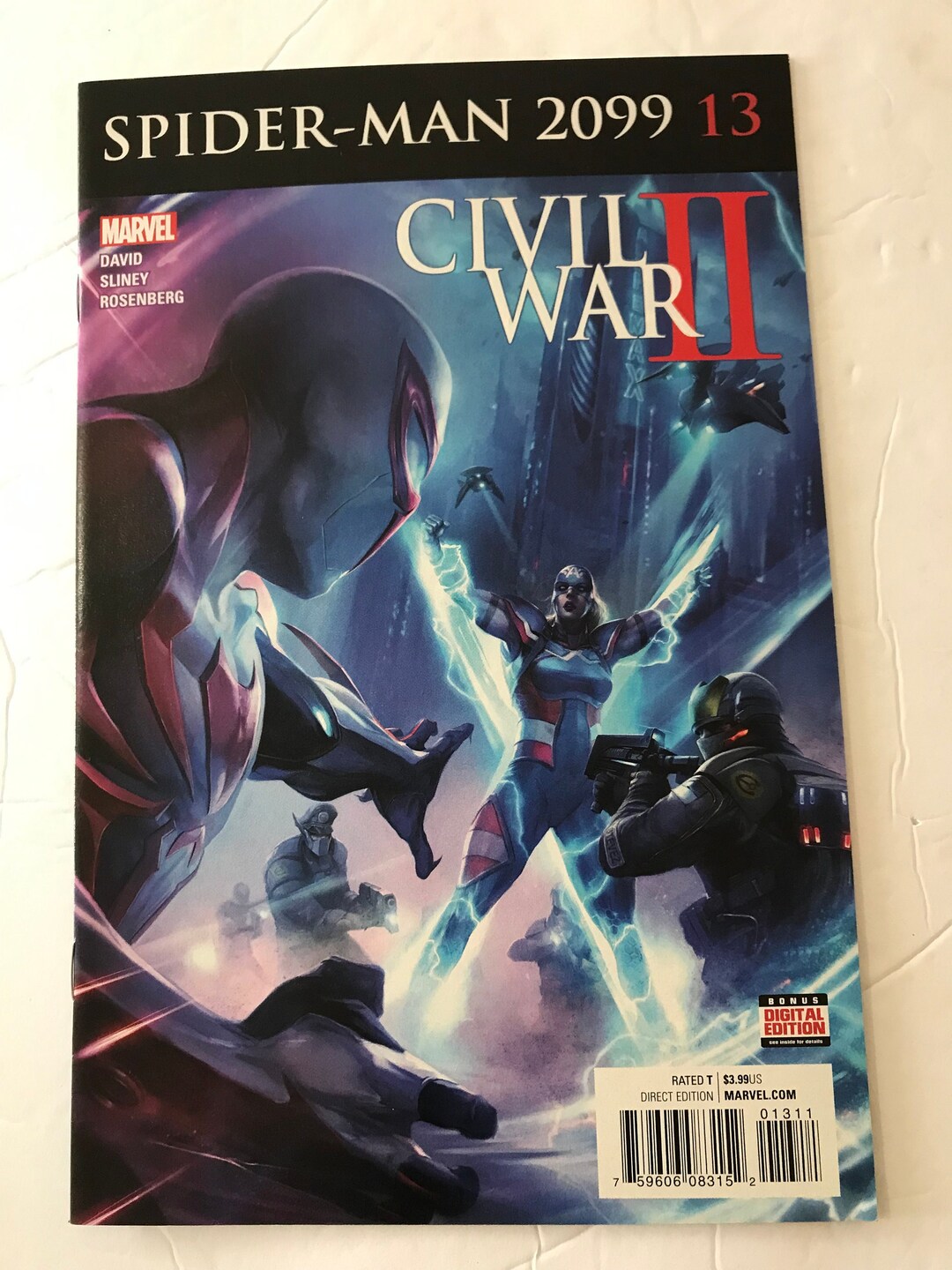 Spider-man 2099 13 Civil War II Tie in 3rd Series VF/NM - Etsy