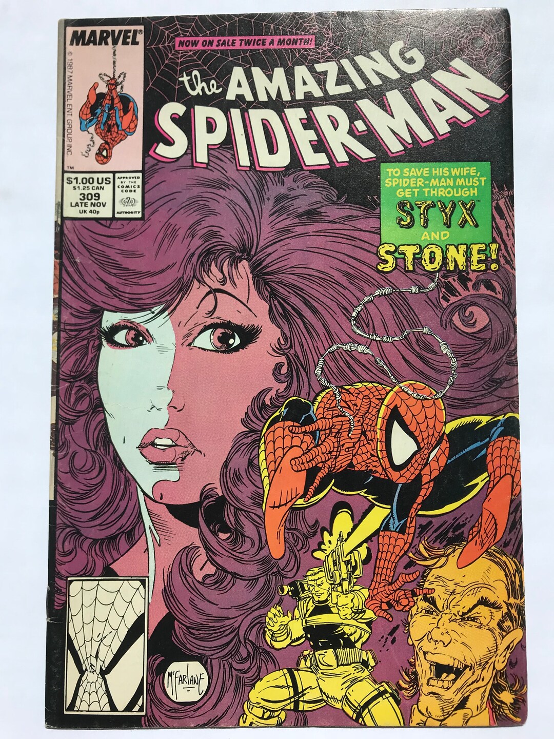Amazing Spider-man 309 - Highly Sough Mary Jane Cover - First Styx and ...