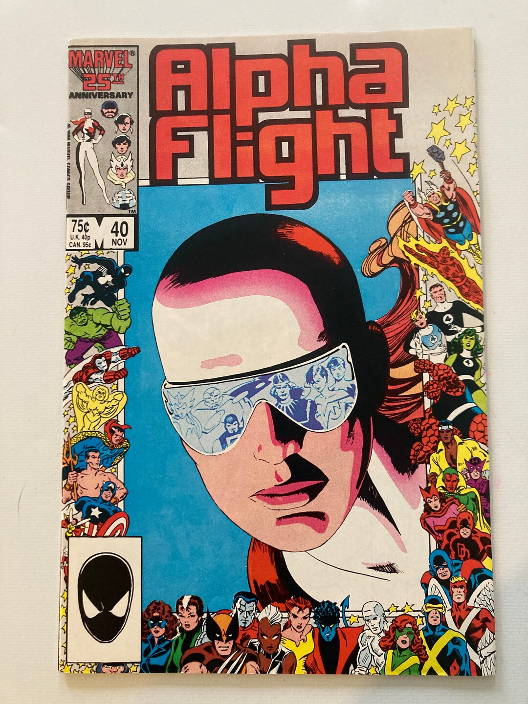 Alpha Flight 40 Marvel 25th Anniversary Cover 1st Printings, VF/NM ...