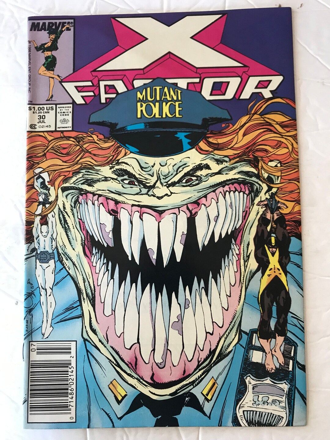 The X-factor Comic 30 Rare Newsstand Edition VF/NM Condition, 1987 ...