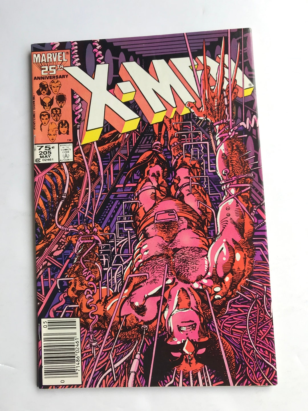 Rare X-men Comic 205 Newsstand Edition very Fine/nm, Weapon X, Marvel ...