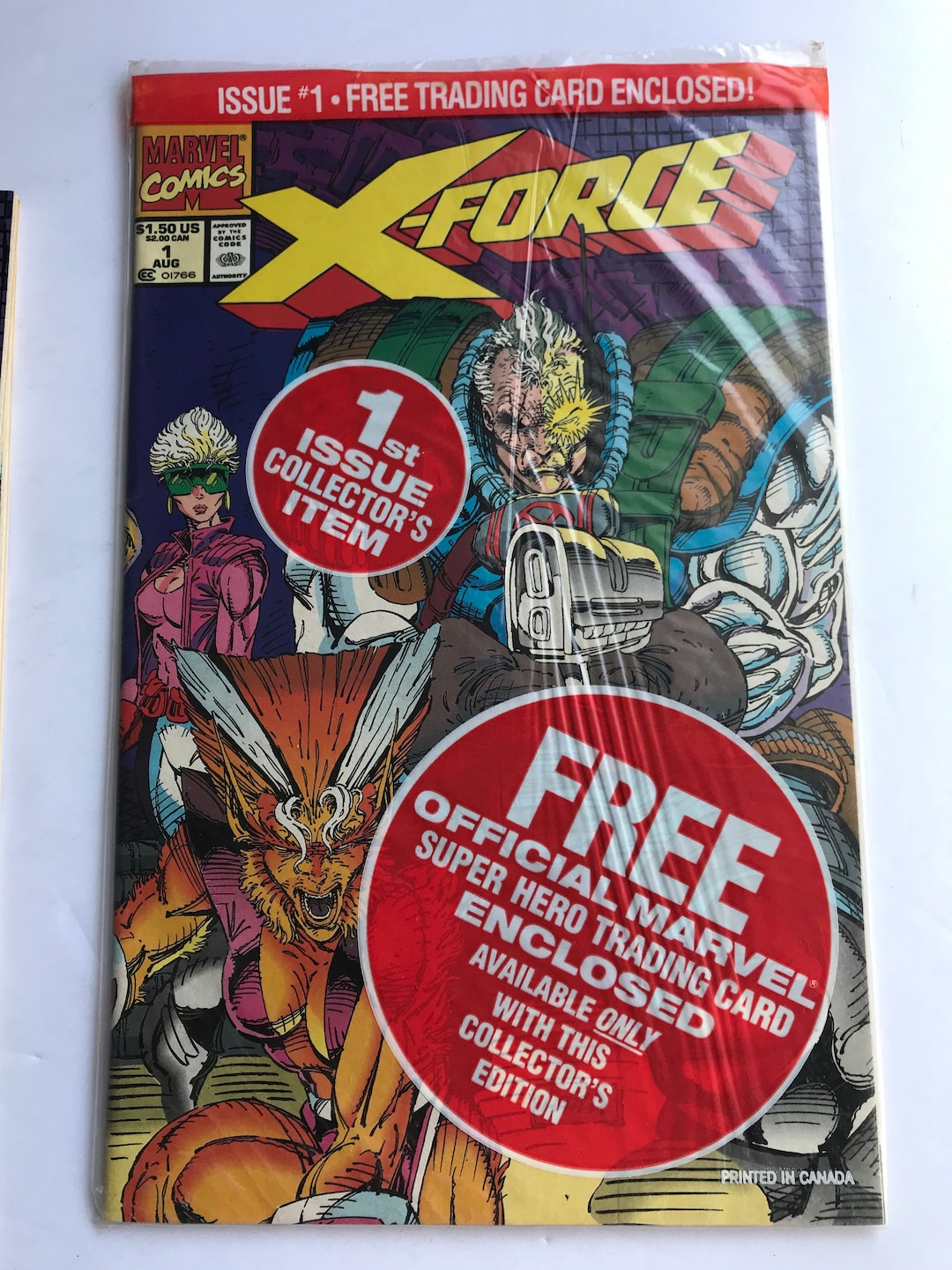 Rob Liefeld's X-force 1 Polybagged for 30 Years W/cable Card Inside ...